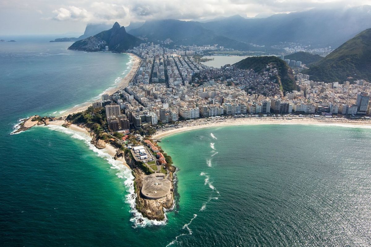 Brazil Copacabana Beach Location
